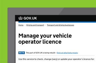Operator licence – Moving On