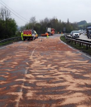 Highways England talks about the importance of preventing diesel spills ...